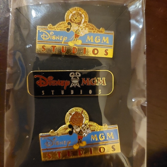 Disney | Jewelry | Disney Mgm Studios 3 Pins Earful Tower Mgm Lion Vtg ...
